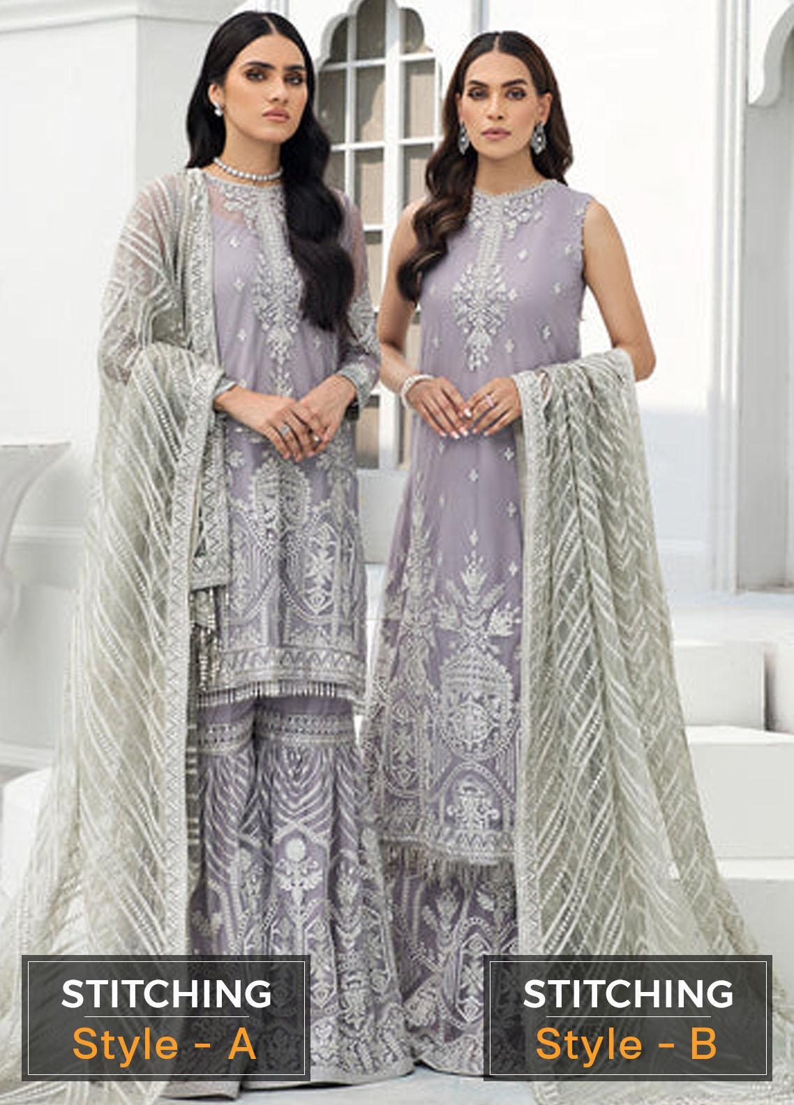 Zarif Embroidered Net Suits Unstitched 3 Piece ZF22DL ZDL-06 Meryl ...