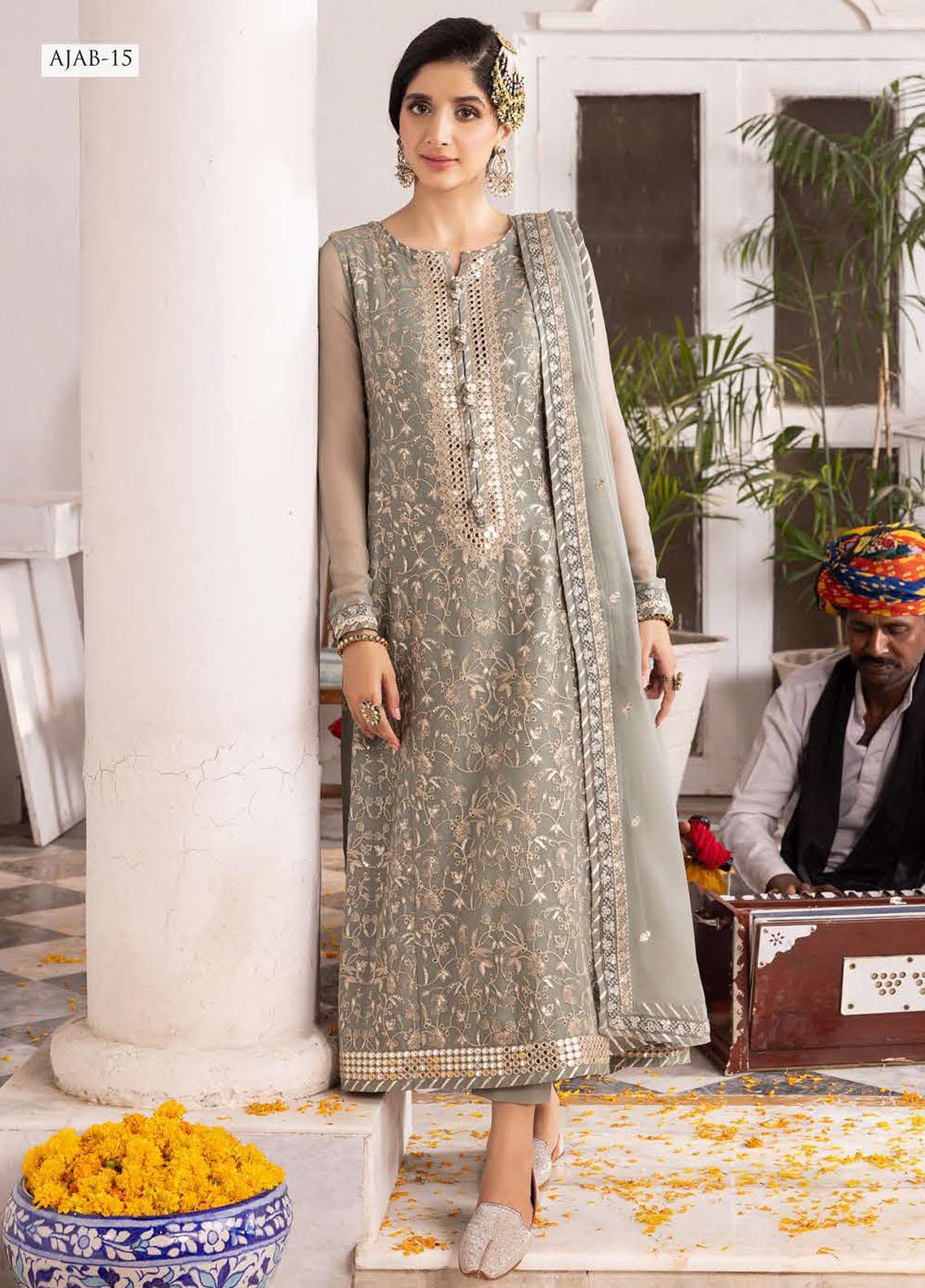 Abresham By Asim Jofa Embroidered Chiffon Suits Unstitched 3 Piece ...