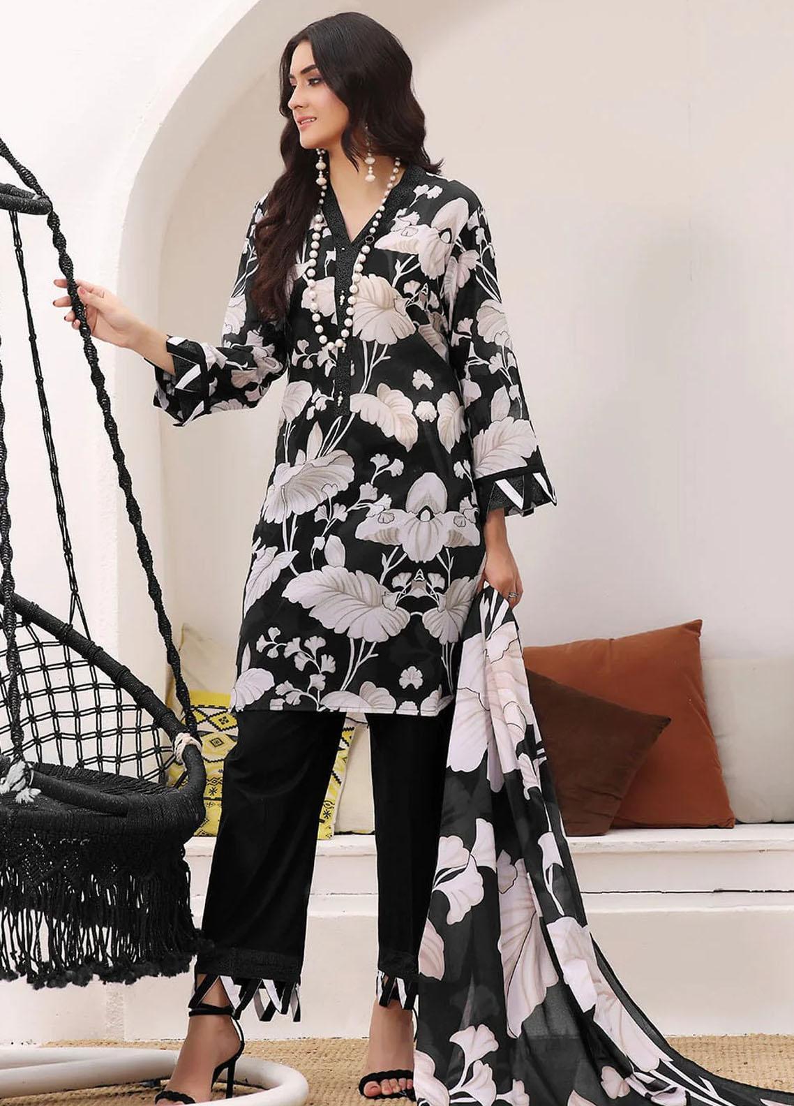Ainy By Khas Printed Lawn Suits Unstitched 3 Piece KHS23AN3 KLA-1953 - Summer Collection