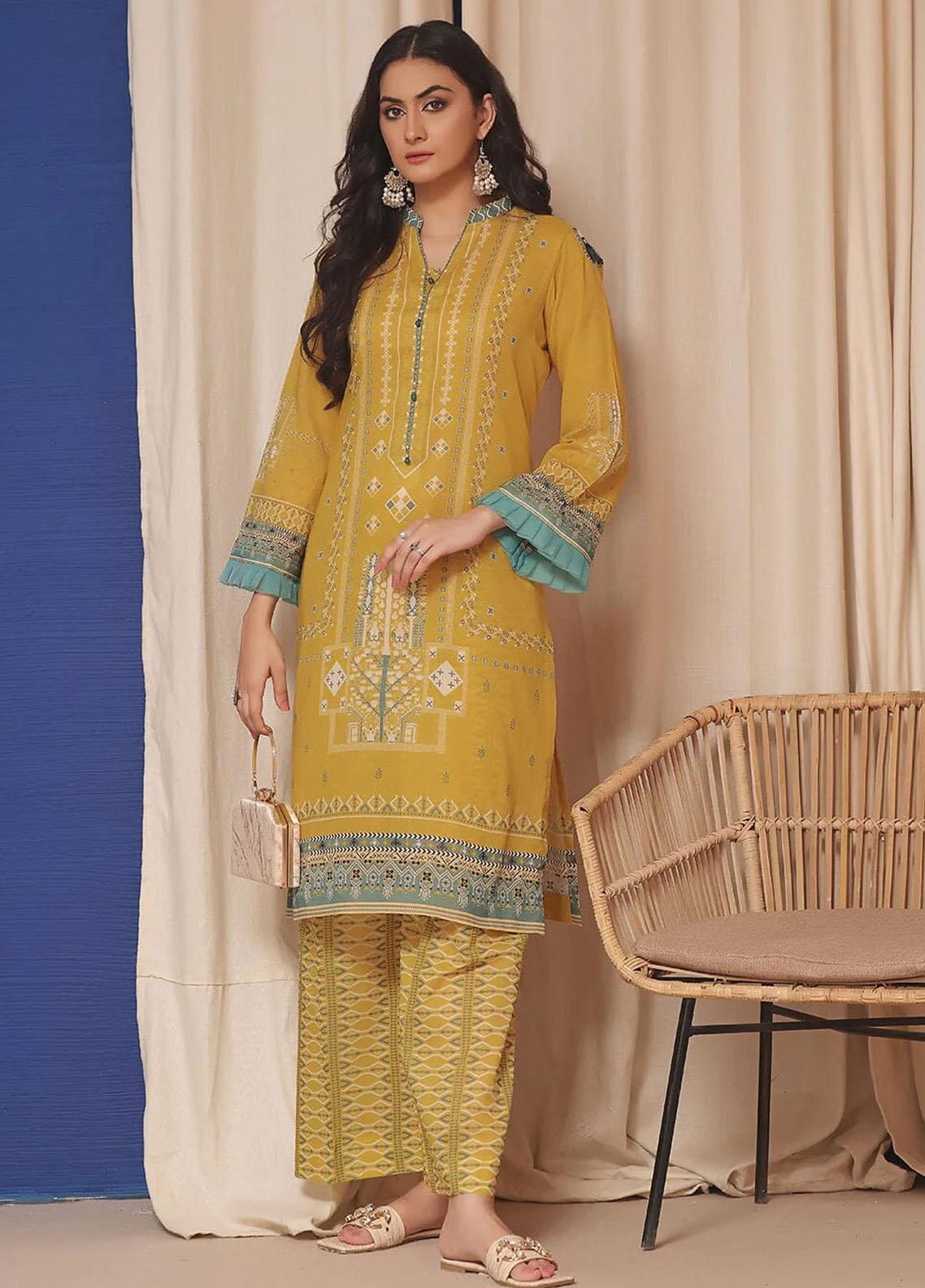 Ainy By Khas Printed Lawn Suits Unstitched 2 Piece KHS23AN RKT-1992 - Summer Collection