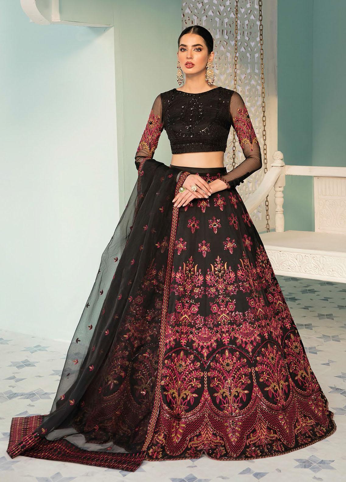 Elinor By Akbar Aslam Embroidered Organza Suits Unstitched 3 Piece ...