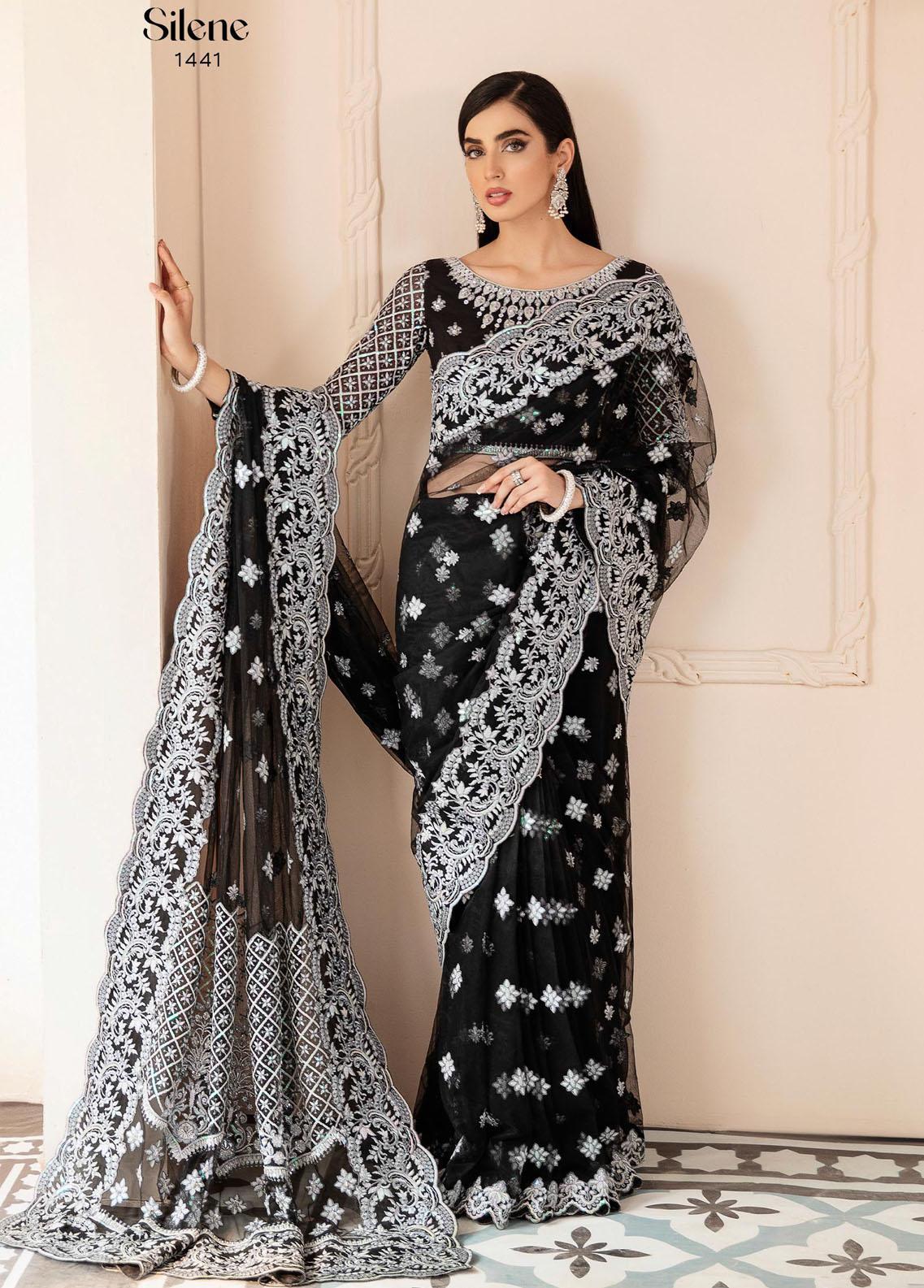 Akbar Aslam Embroidered Net Suits Unstitched 3 Piece AA22WD AA-1441 ...