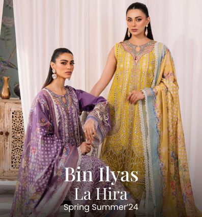 Bin Ilyas La Hira Spring Summer Collection 2024 - Sanaulla Store