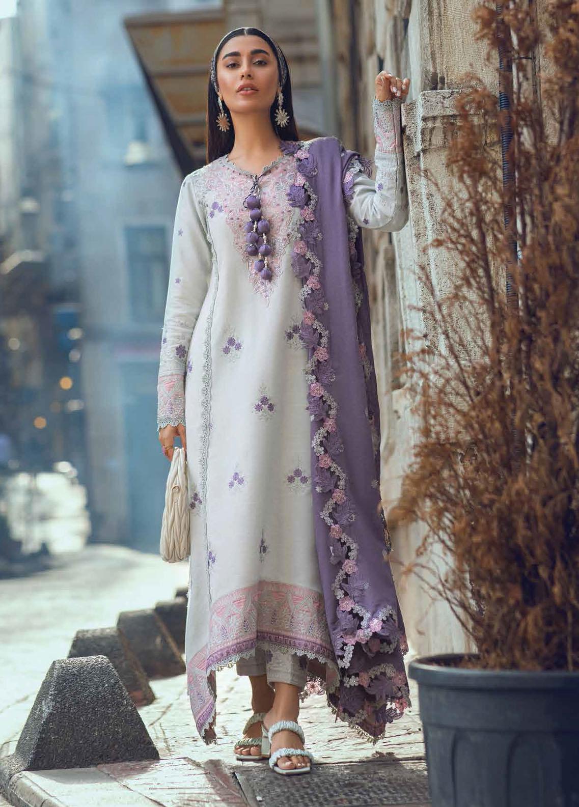 Broadway Returns by Mushq Embroidered Khaddar Suits Unstitched 3 Piece ...
