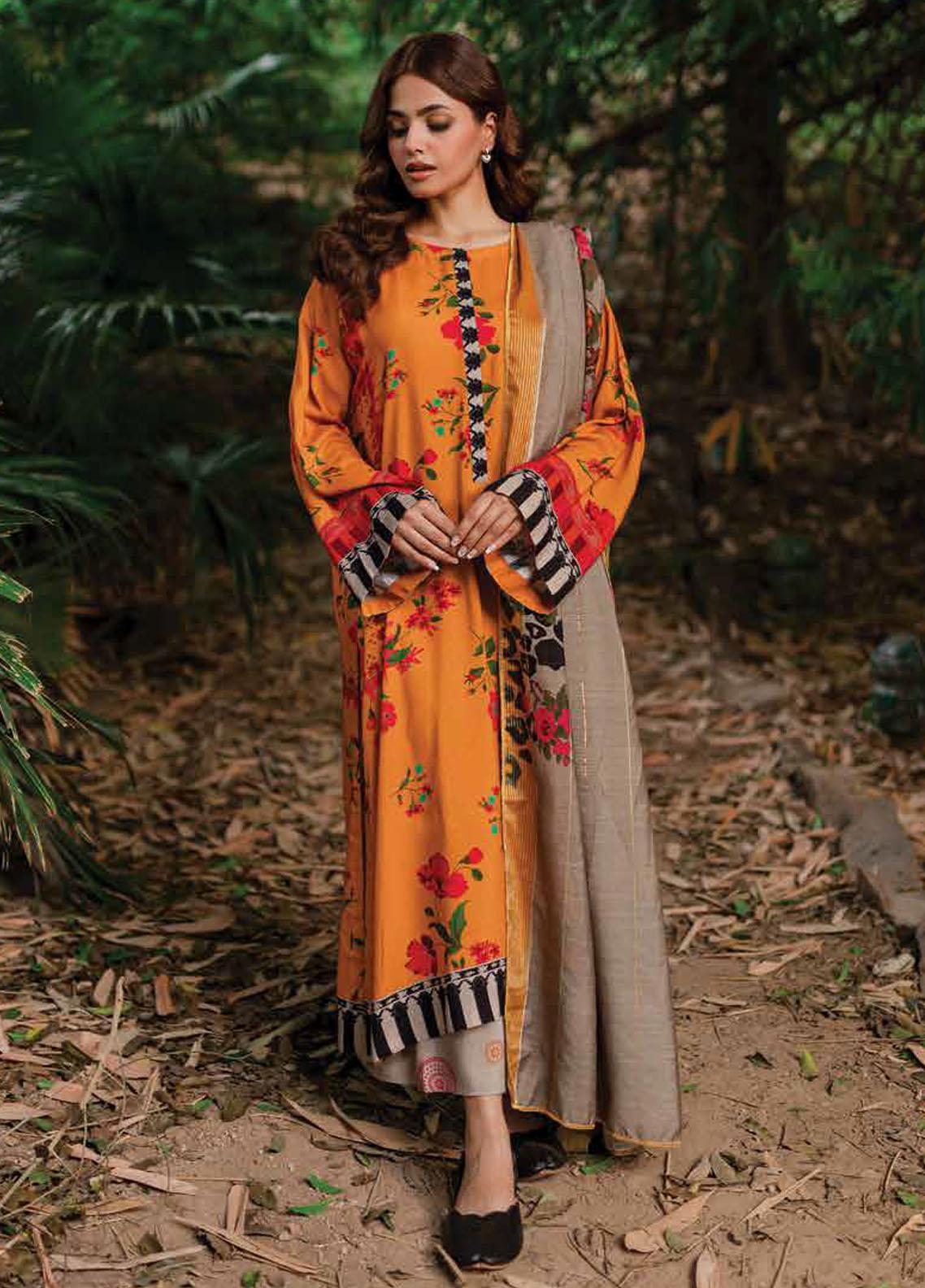 C Print by Charizma Printed Linen Suits Unstitched 3 Piece CRZ23LN CPW-04 - Formal Collection