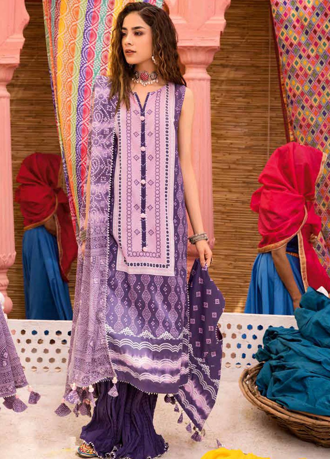Chunri by Gul Ahmed Printed Lawn Suits Unstitched 3 Piece GA23C CL-32098 A - Summer Collection