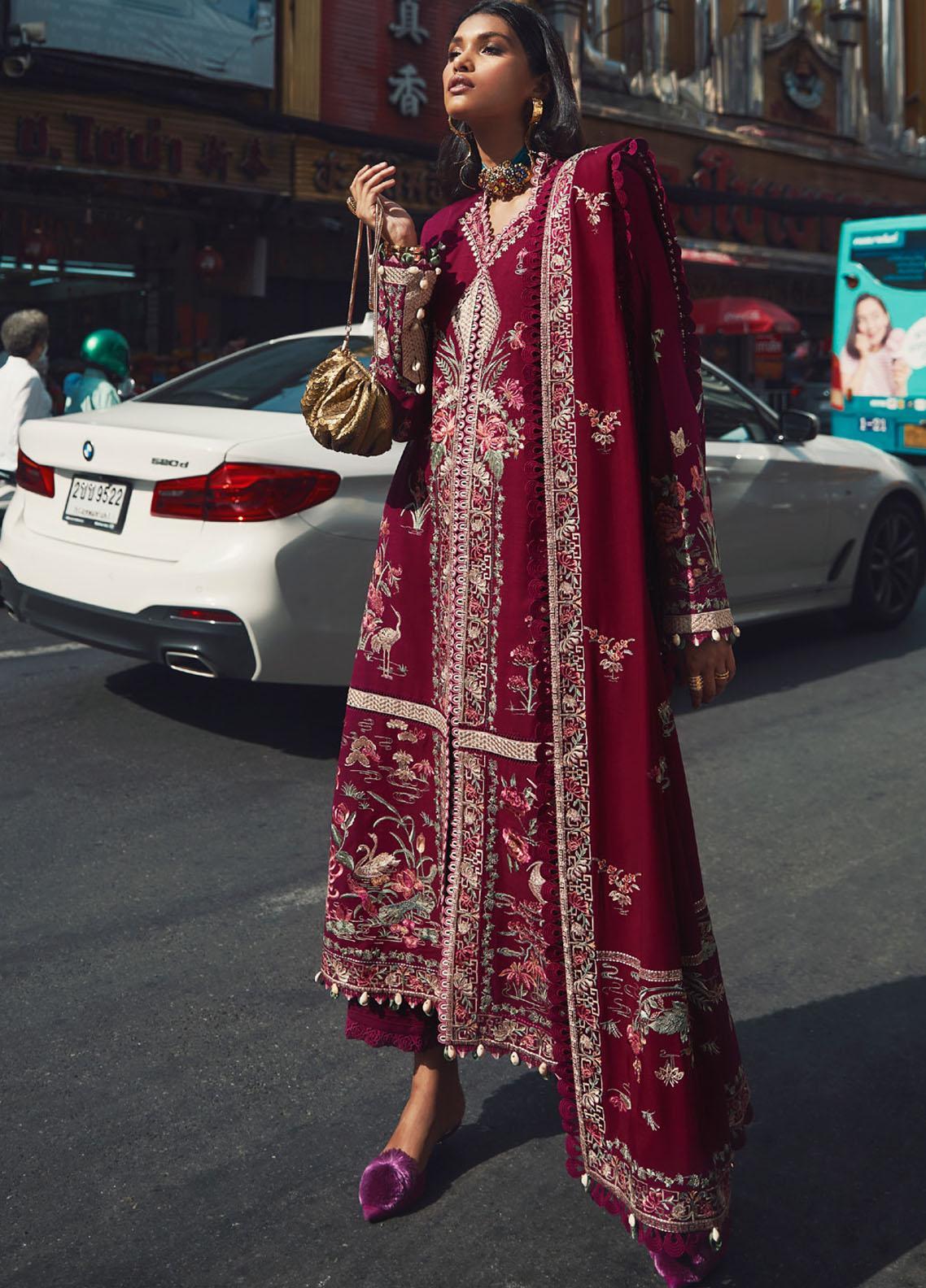 Elan Embroidered Suits Unstitched 3 Piece EL22W EW-22-07 Elena - Winter ...