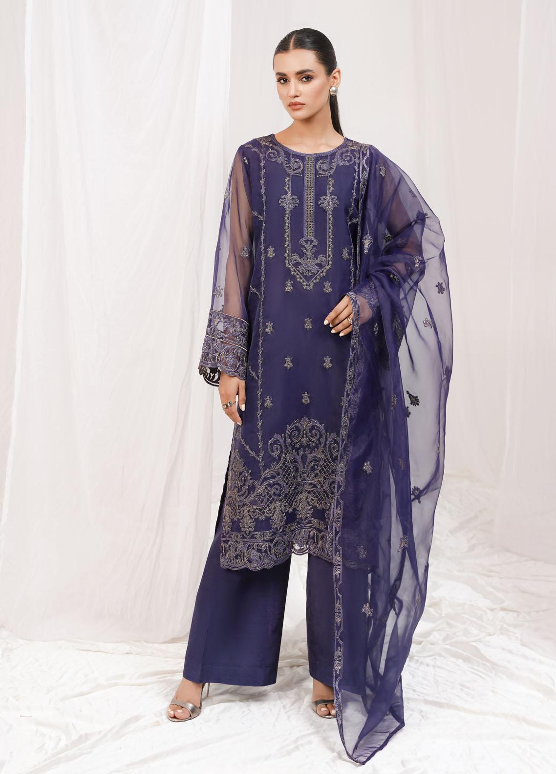 Esra Fashion Festive Pret Organza 2 Piece Suit ETO-03