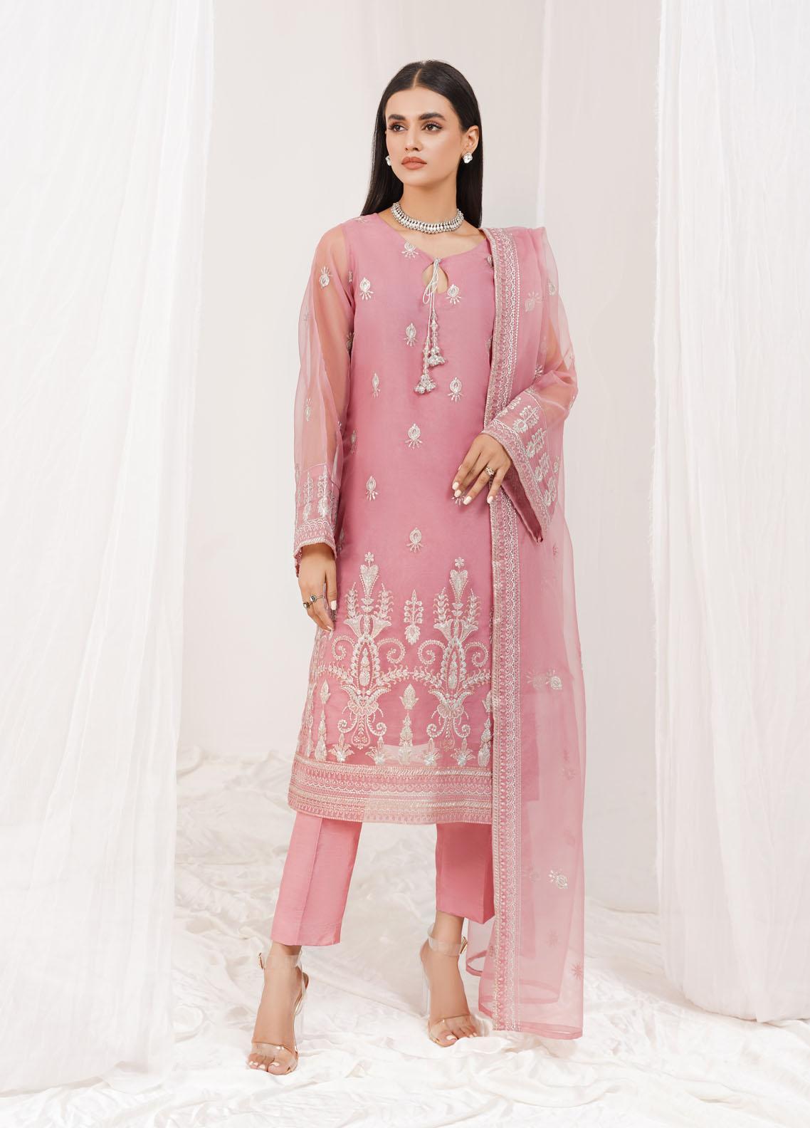 Esra Fashion Festive Pret Organza 2 Piece Suit ETO-07
