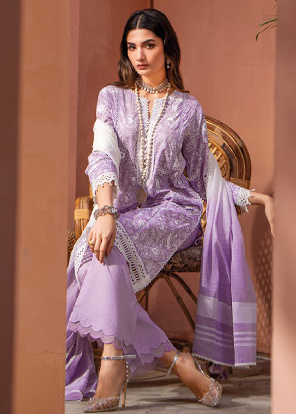 Essential By Gul Ahmed Embroidered Lawn Suits Unstitched 3 Piece GA24E ...