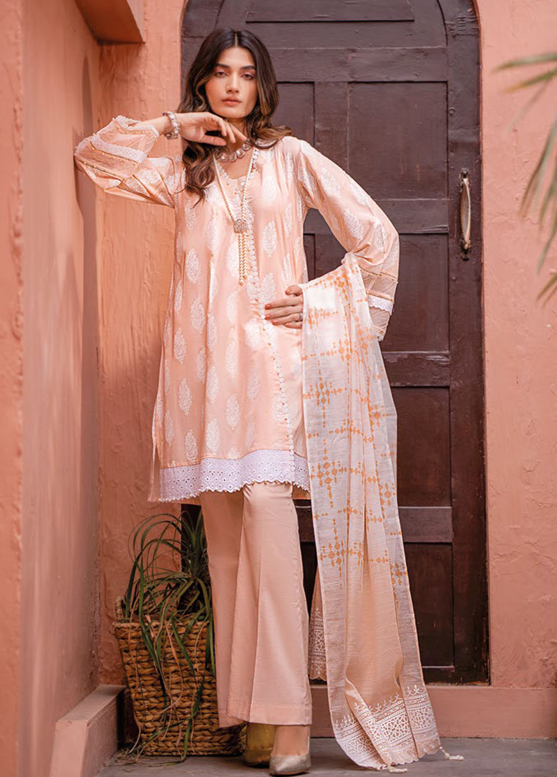 Essential By Gul Ahmed Embroidered Lawn Suits Unstitched 3 Piece GA24E ...