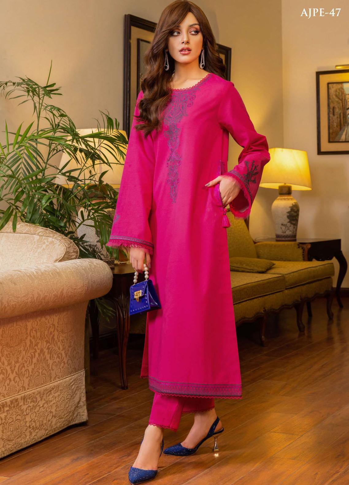 Essentials By Asim Jofa Embroidered Cambric Suits Unstitched 2 Piece ...