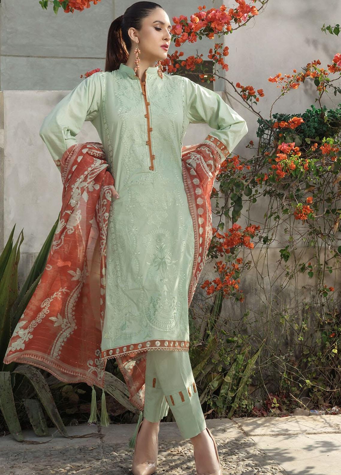 Faha By Khas Embroidered Lawn Suits Unstitched 3 Piece KHS23F KOE-1776 ...