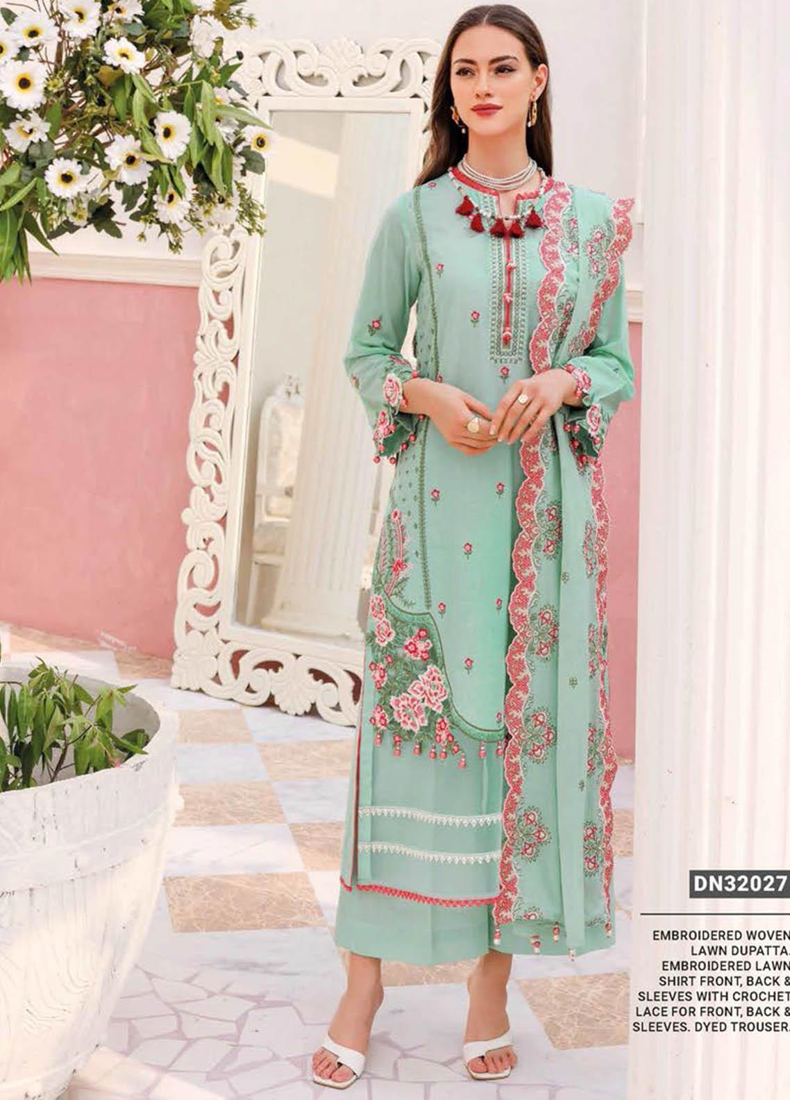 Essential Lawn By Gul Ahmed Embroidered Lawn Suits Unstitched 3 Piece ...