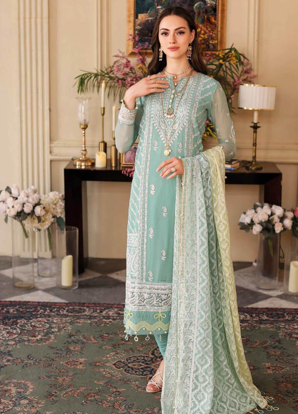 Gul Ahmed Embroidered Chiffon Suits Unstitched 3 Piece GA23PS LE-32004 ...