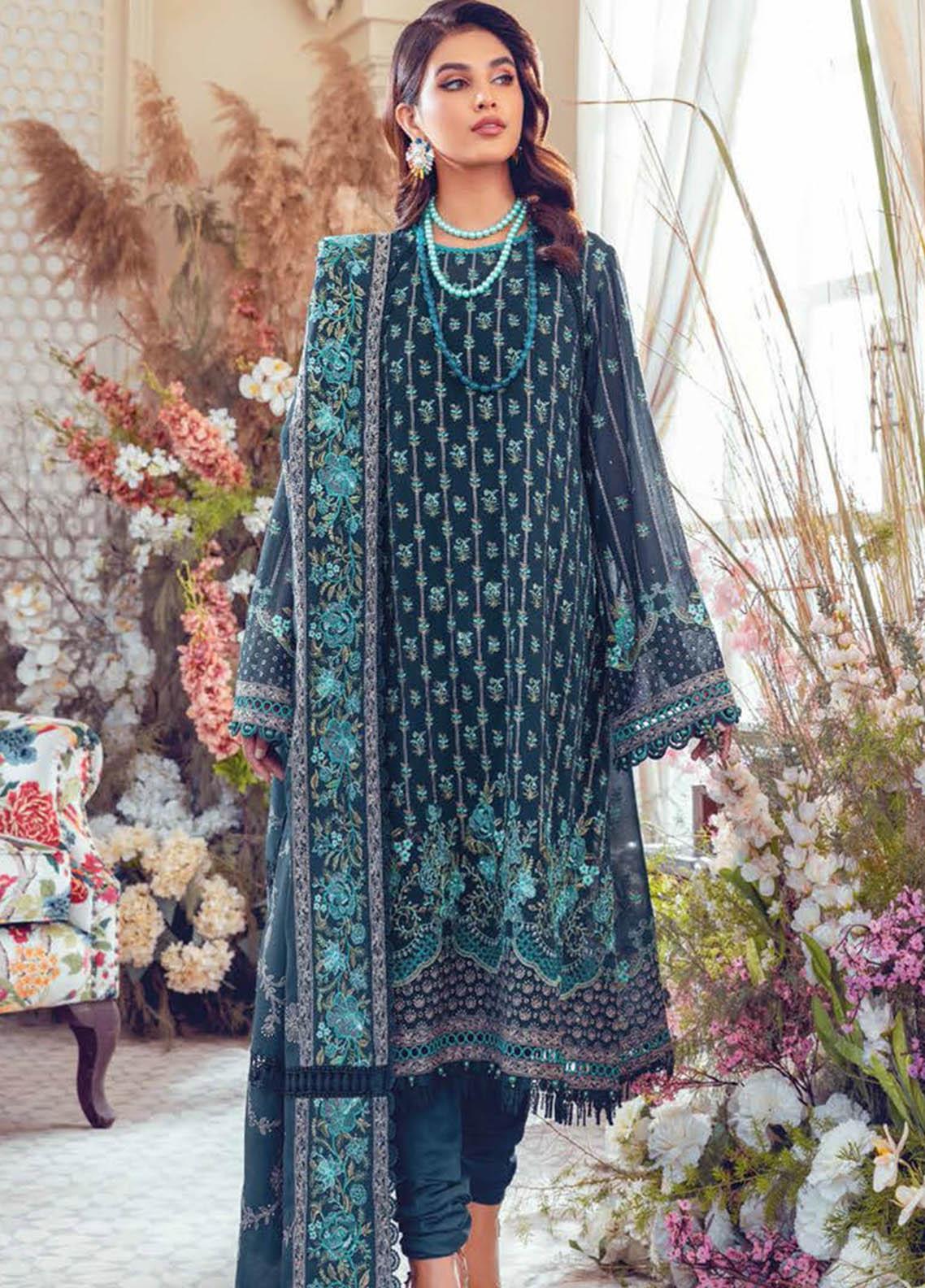 Gul Ahmed Embroidered Lawn Suits Unstitched 3 Piece GA23PS LSV-32022 ...