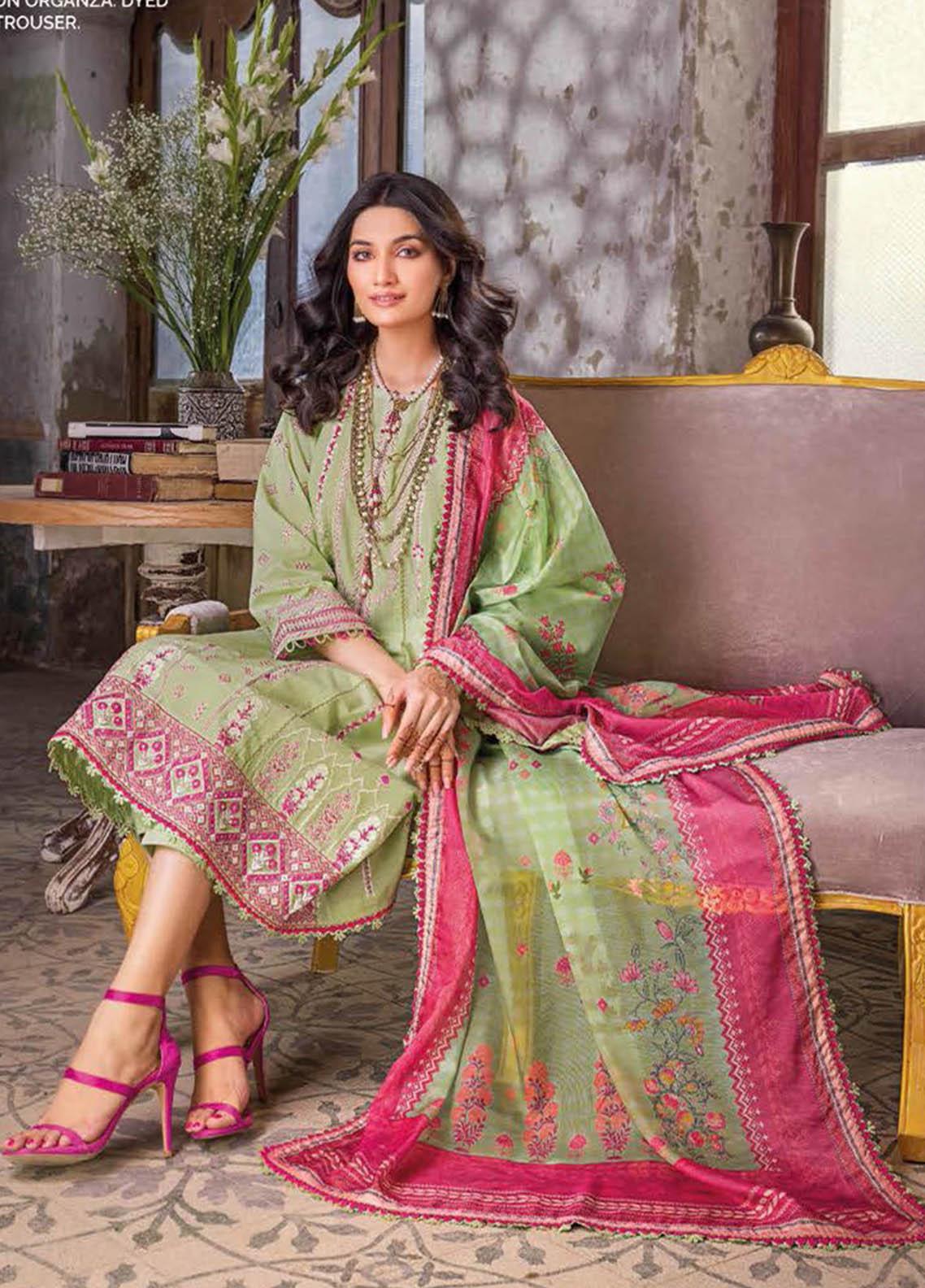 Gul Ahmed Embroidered Lawn Suits Unstitched 3 Piece GA23PS SP-32001 ...