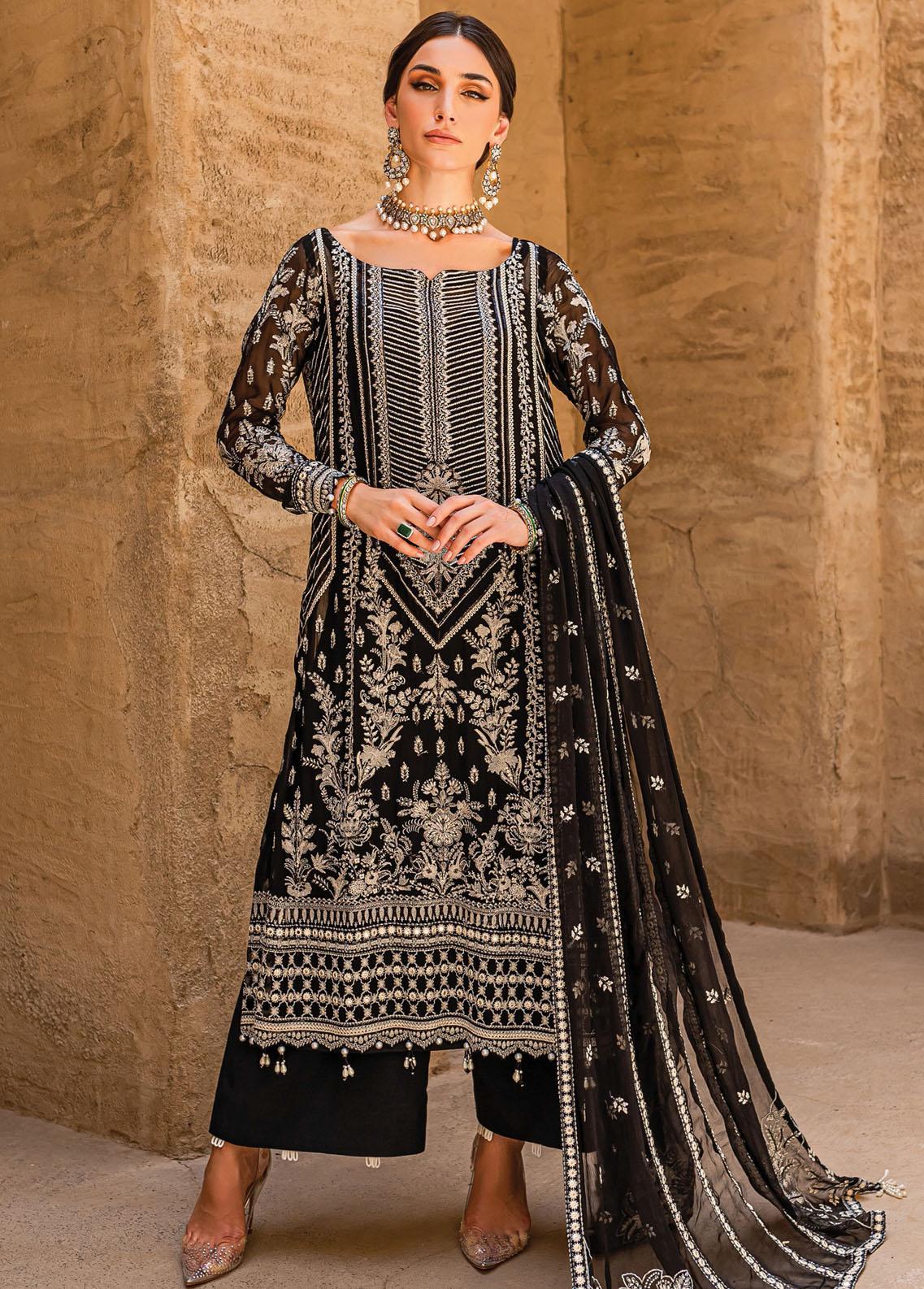 Gulaal Embroidered Chiffon Suits Unstitched 3 Piece GL22C 07 Sophia ...