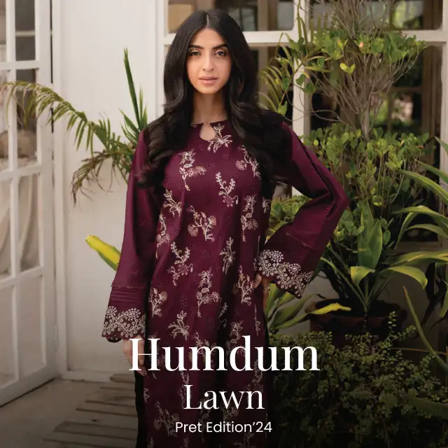 Humdum Lawn Pret Edition 2024 | Sanaullah Store