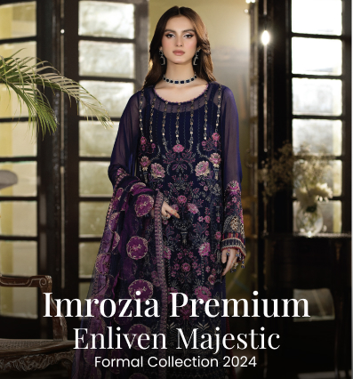Enliven Majestic By Imrozia Premium Formal Collection 2024 | Sanaullah Store