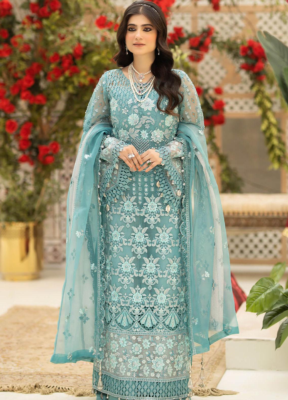 Imrozia Premium Embroidered Organza Suits Unstitched 3 Piece IMP23FL L-262 Odette - Luxury ...