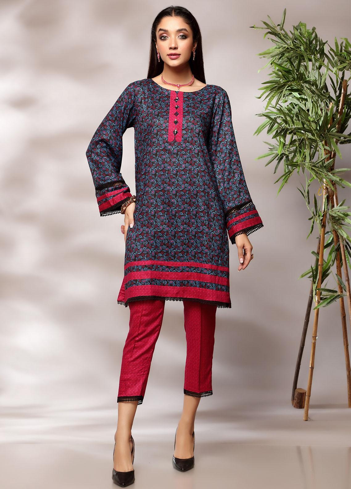 Heena By Ittehad Textiles Printed Linen Suits Unstitched 2 Piece ITD21H ...