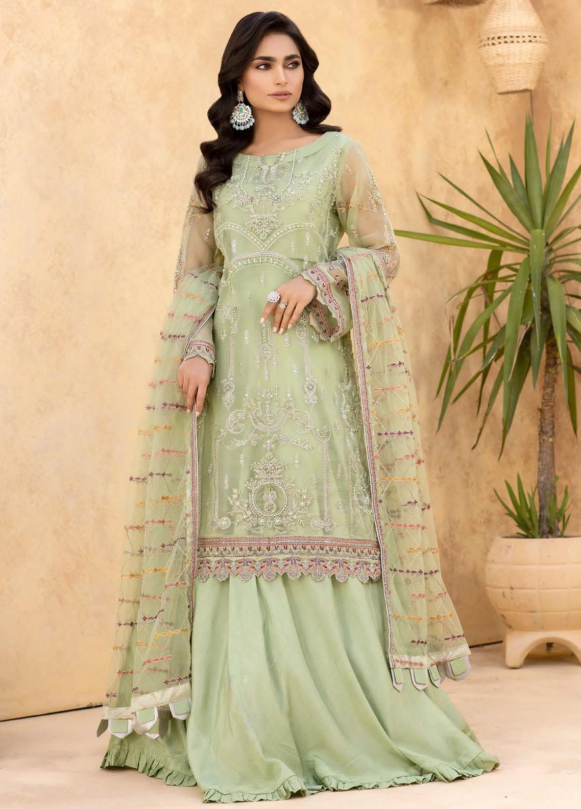 Jasper Suiting Embroidered Organza Suits Unstitched 3 Piece JS23O 03 ...