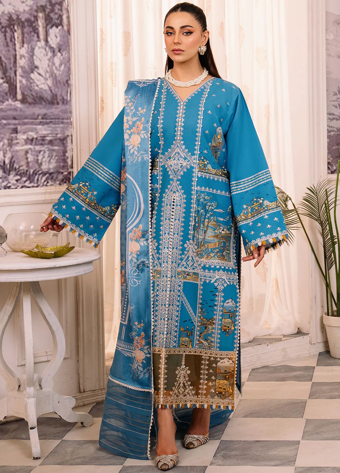 La Hira by Bin Ilyas Embroidered Lawn Suits Unstitched 3 Piece BI24LH ...