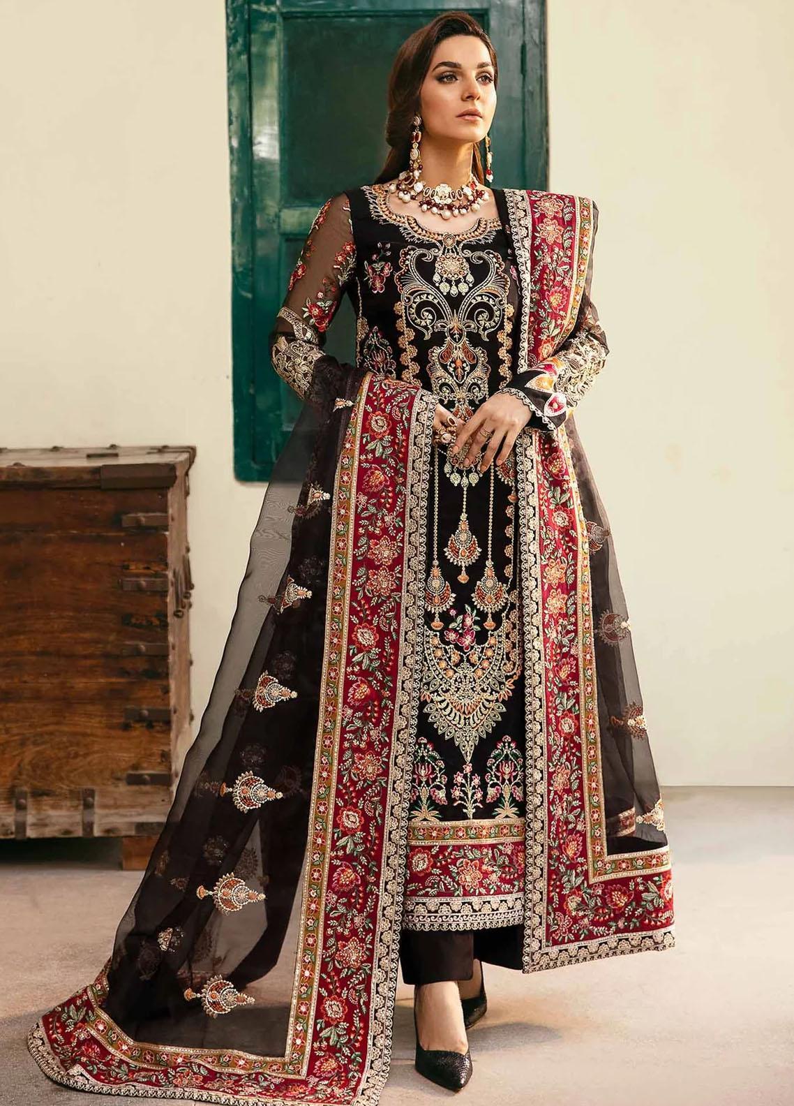 Layali Formals By Akbar Aslam Embroidered Organza Suits Unstitched 4 ...