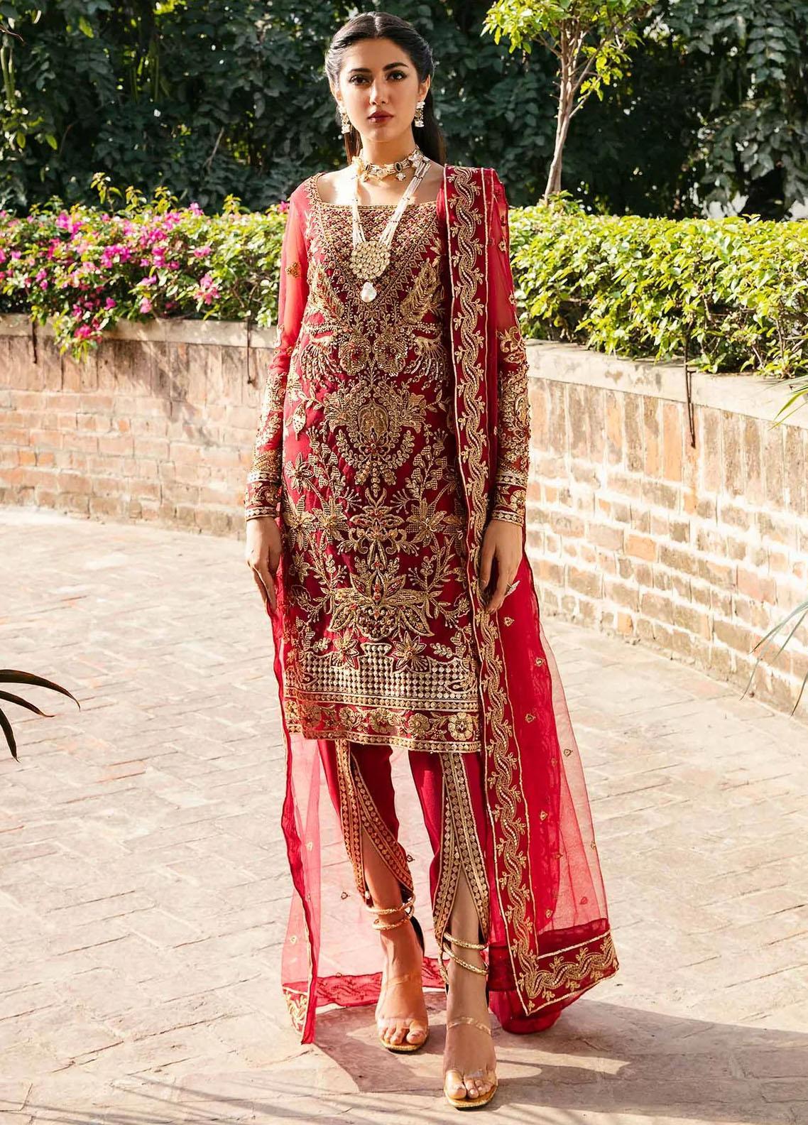 Layali Formals By Akbar Aslam Embroidered Net Suits Unstitched 4 Piece AA23L Omaira - Luxury ...