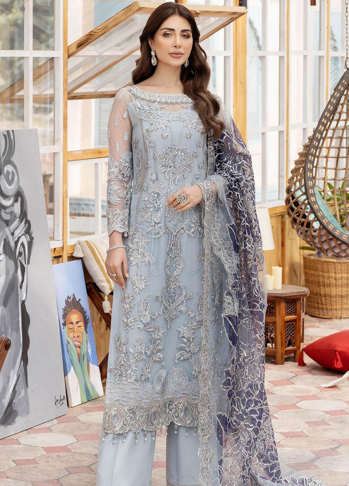 Le Etincelle By Imrozia Premium Embroidered Net Suits Unstitched 3 Piece IMP23LE I-169 Esmeralda ...