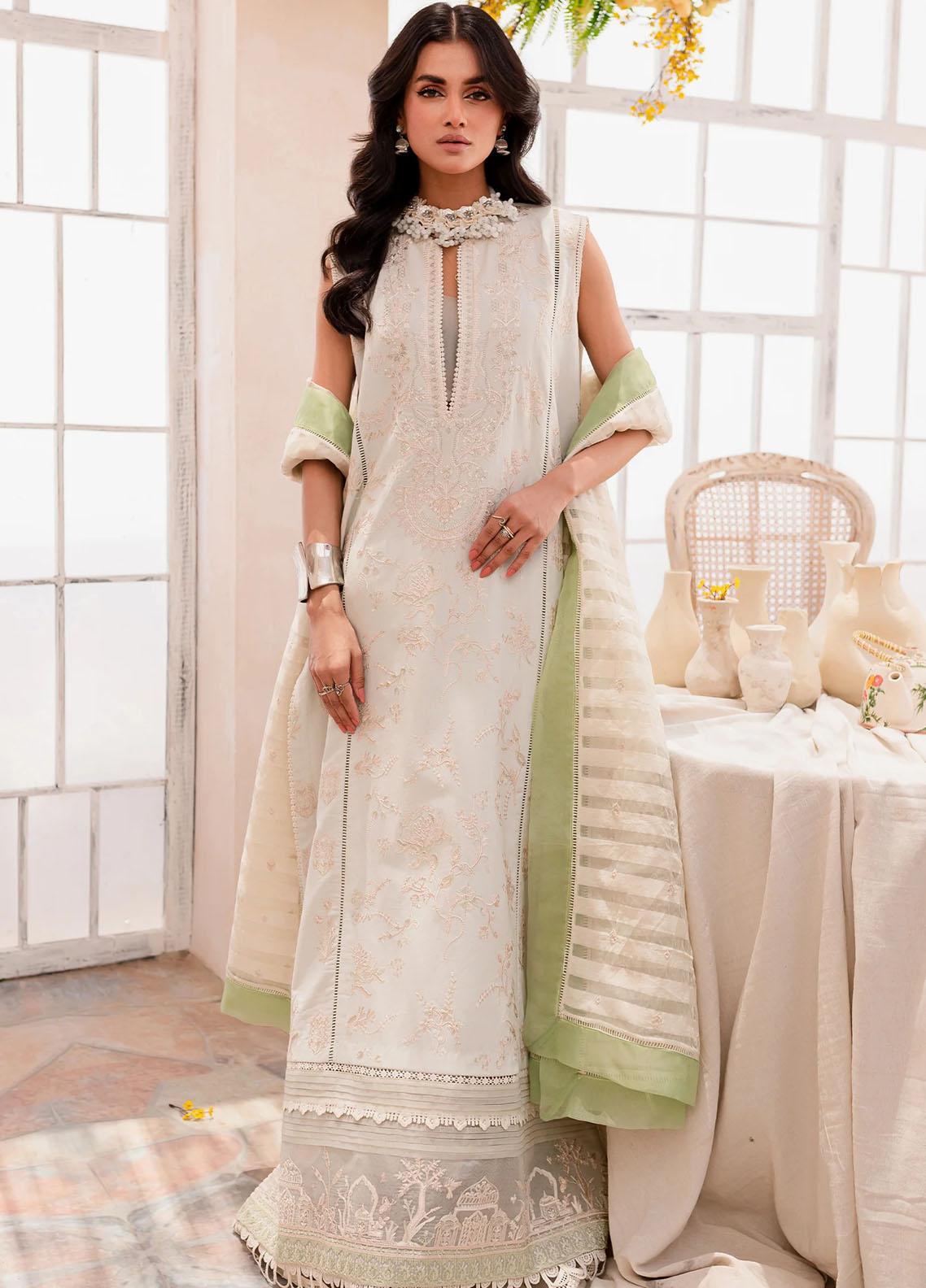 Maheru By Freesia Premium Embroidered Lawn Suits Unstitched 3 Piece FRE23MH MLFD145 Barsha ...