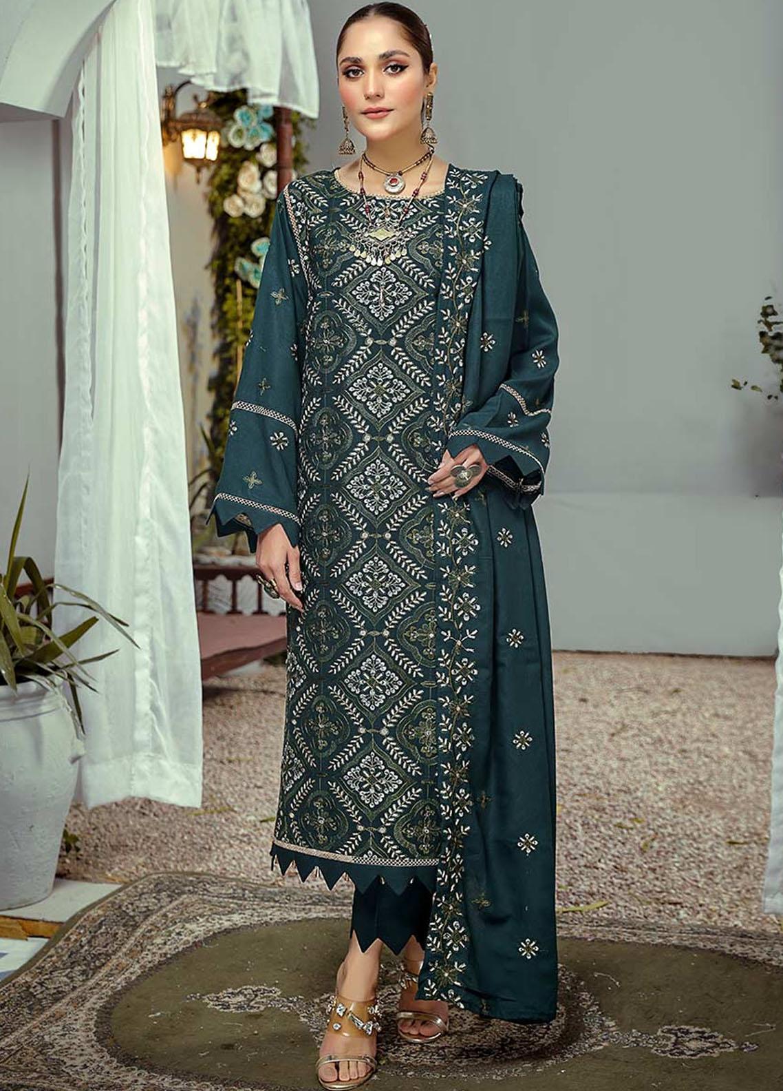 Mahpara By Mahnur Embroidered Karandi Suits Unstitched 3 Piece MN22M D ...