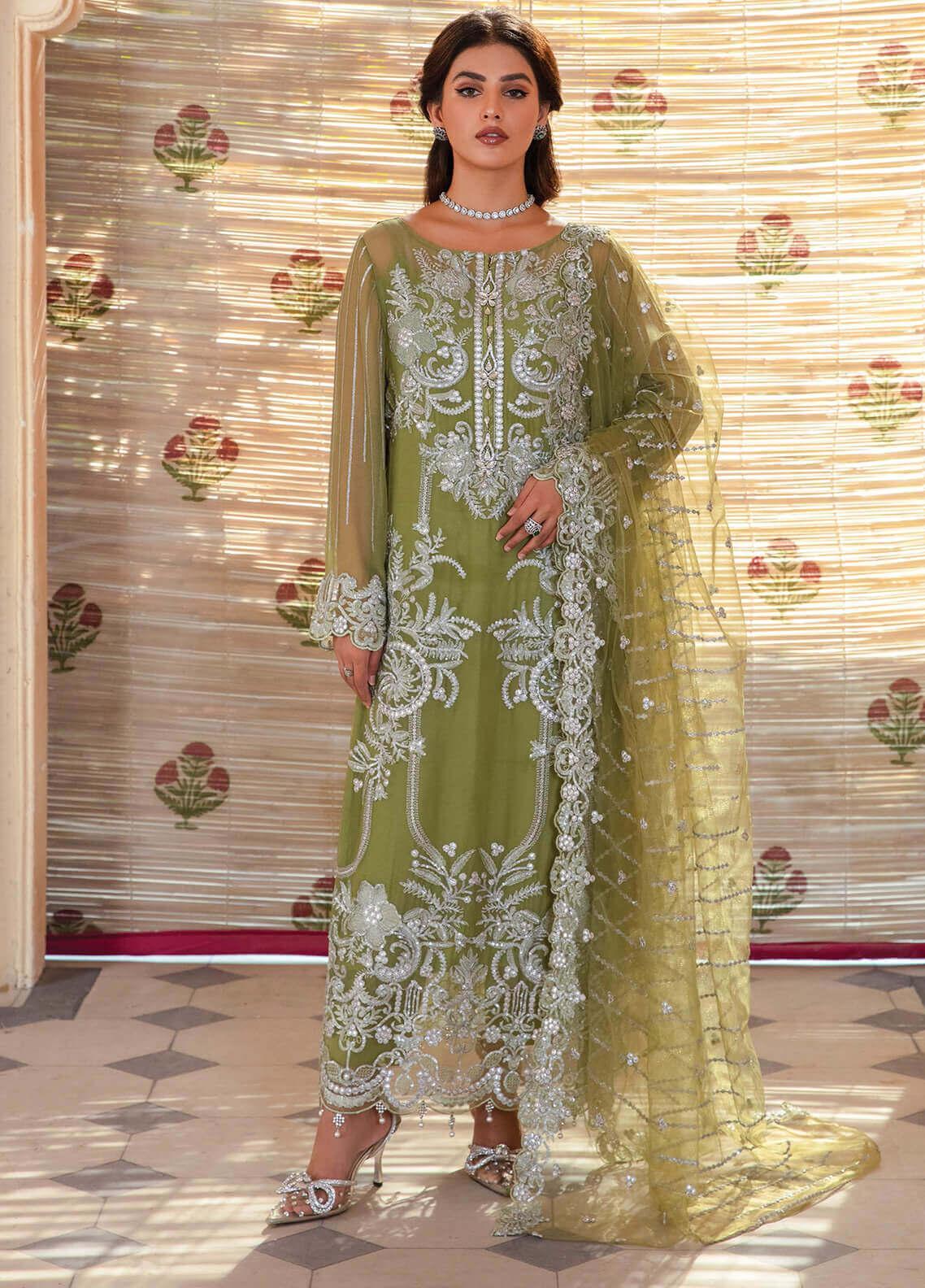 Majestic by Imrozia Embroidered Chiffon Suits Unstitched 3 Piece IMP22MA M-05 Ethereal - Premium ...