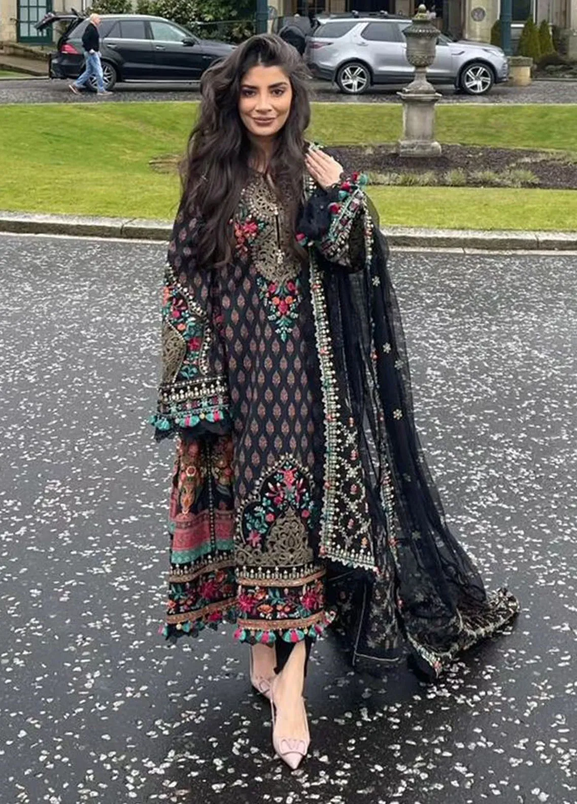 Maria B Embroidered Suits Unstitched 3 Piece MB24LL 13B - Luxury Lawn ...