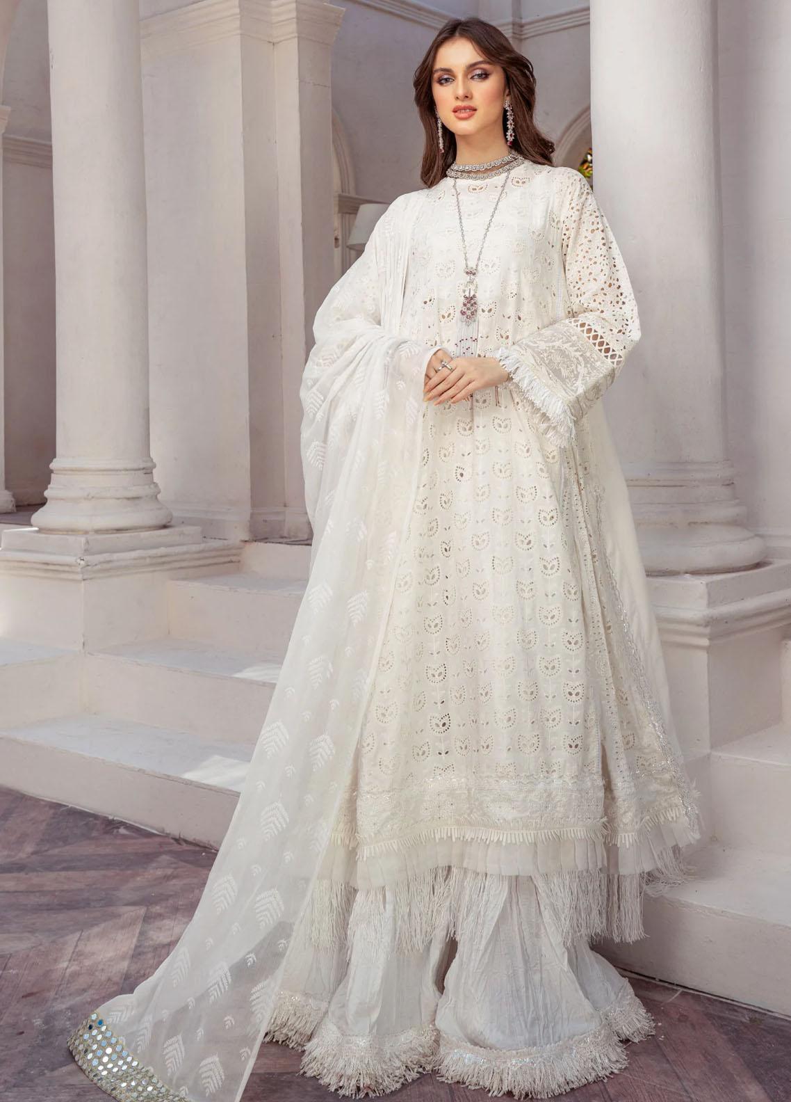 Maryum N Maria Luxury Pret Embroidered Lawn 3 Piece Suit LUNA