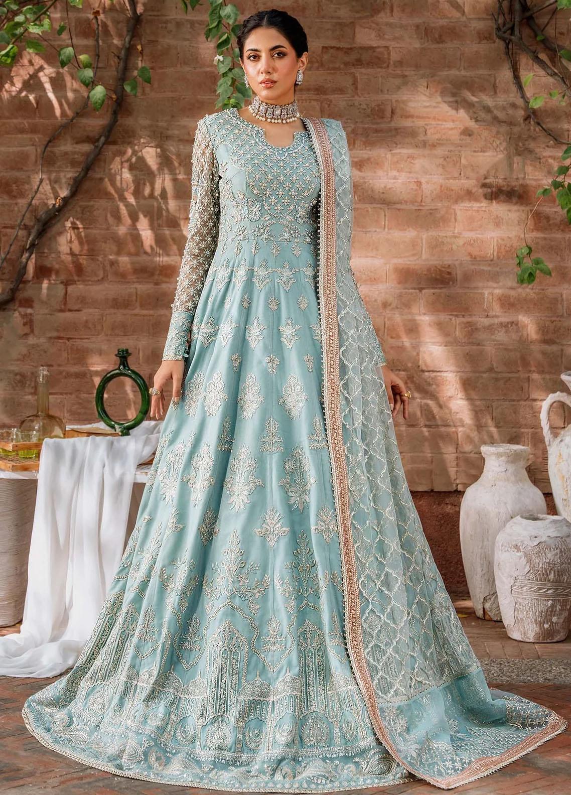 Mastani By Akbar Aslam Embroidered Net Suits Unstitched 3 Piece AA23MS ...
