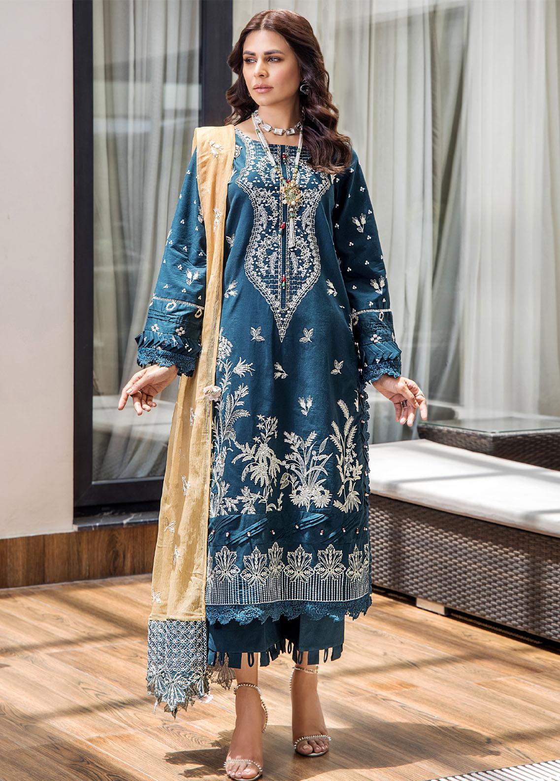 Meherma By Panache Embroidered Lawn Suits Unstitched 3 Piece PCH23MH D ...