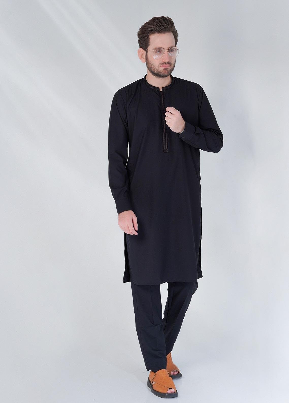 Sanaulla Exclusive Range Cotton Formal Shalwar Kameez for Men - TF-1035 ...