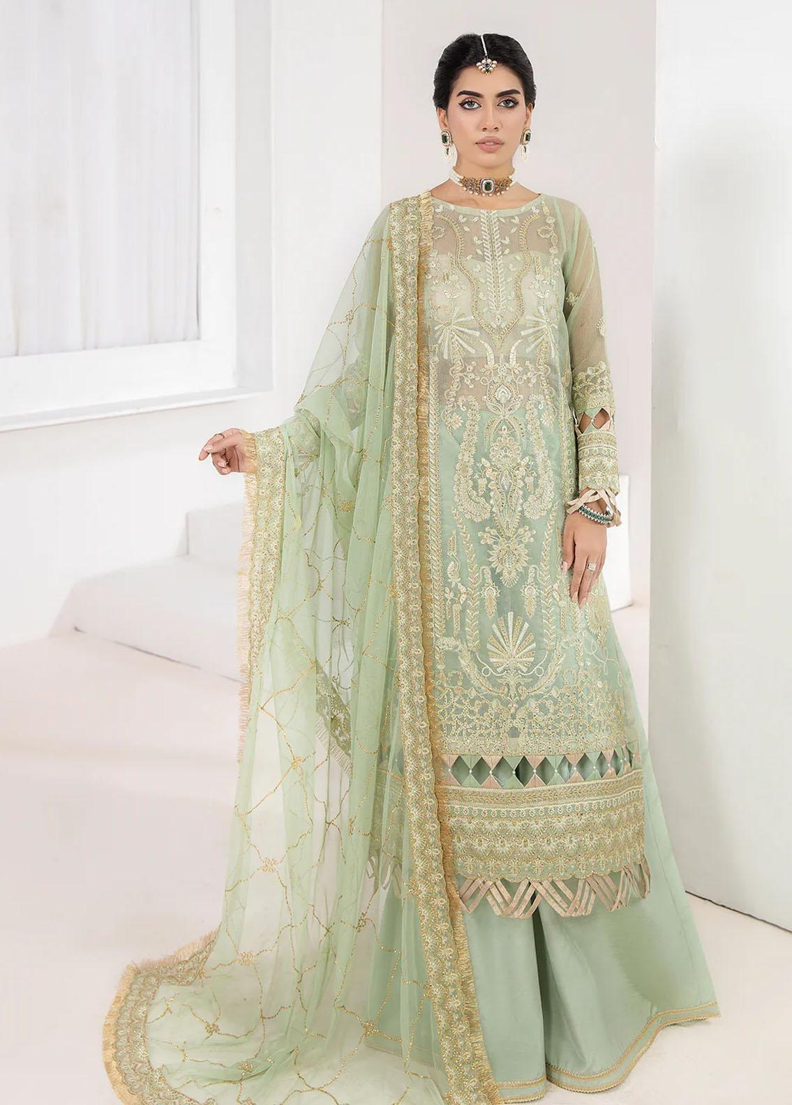 Mohagni Embroidered Net Suits Unstitched 3 Piece MGP-12 - Festive ...