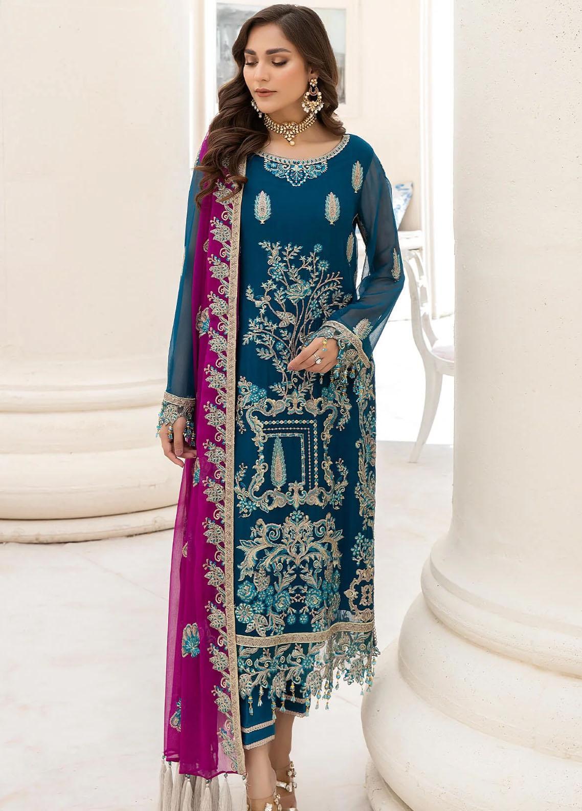 Naqsh Majestic By Imrozia Premium Embroidered Chiffon Suits Unstitched 3 Piece IMP23NM M-52 ...