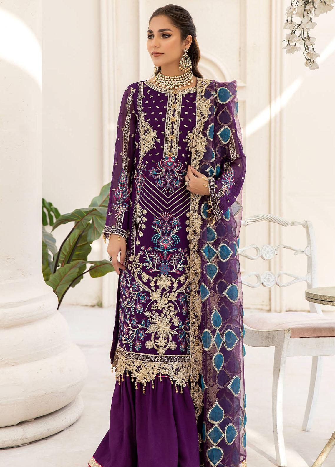 Naqsh Majestic By Imrozia Premium Embroidered Chiffon Suits Unstitched 3 Piece IMP23NM M-60 Zara ...
