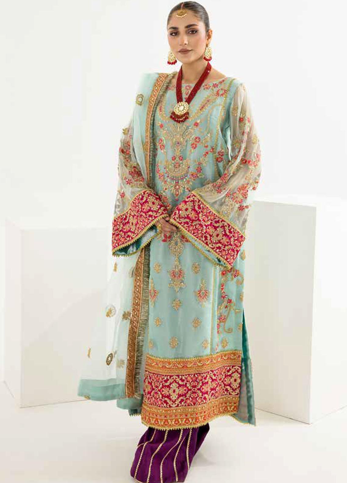 Noor-E-Nazar By Shamrock Premium Embroidered Chiffon Suits Unstitched 3 Piece SRK23NN SFD0082 ...