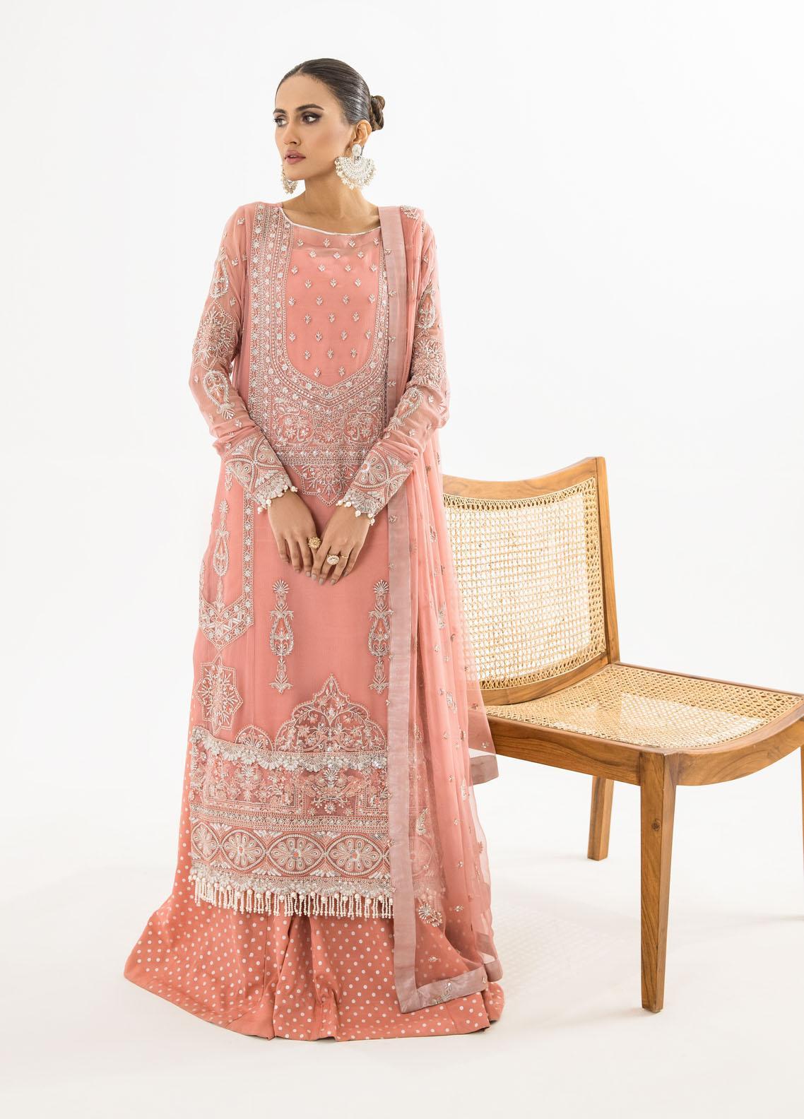 Noor-E-Nazar By Shamrock Premium Embroidered Chiffon Suits Unstitched 3 Piece SRK23NN SFD0085 ...