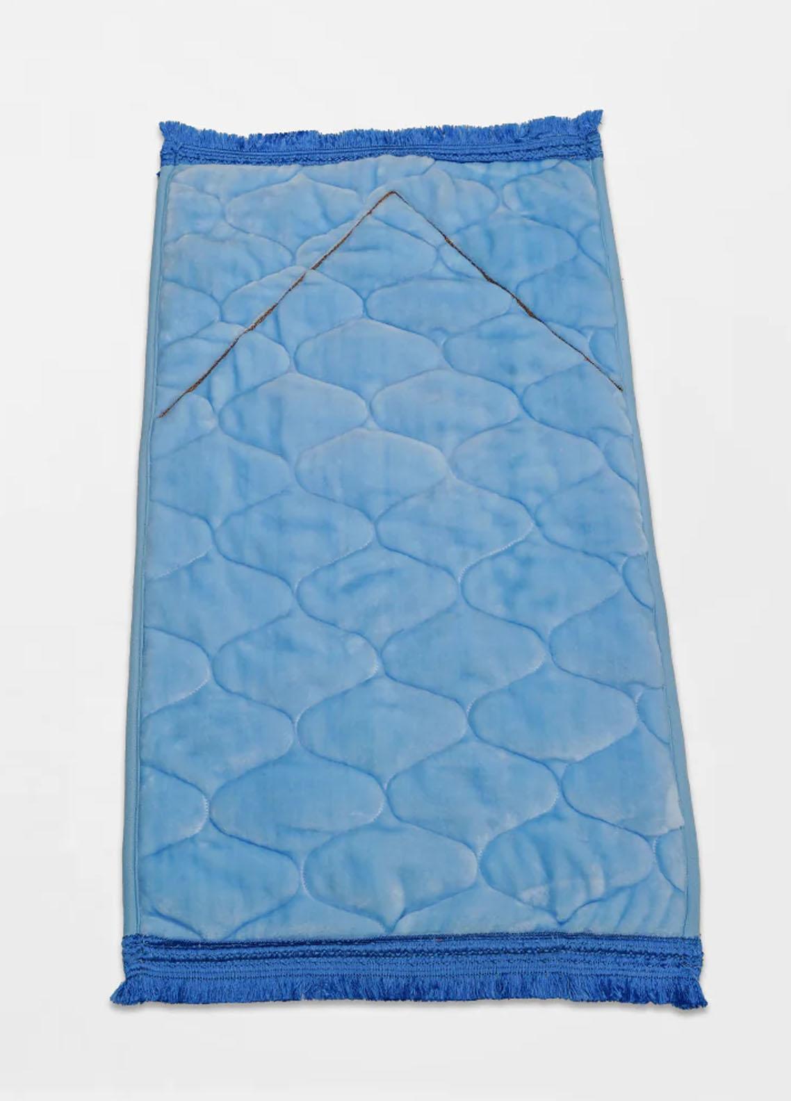 Plush Mink Musalah Kids Prayer Mat Foam- Baby Blue - Prayer Mats