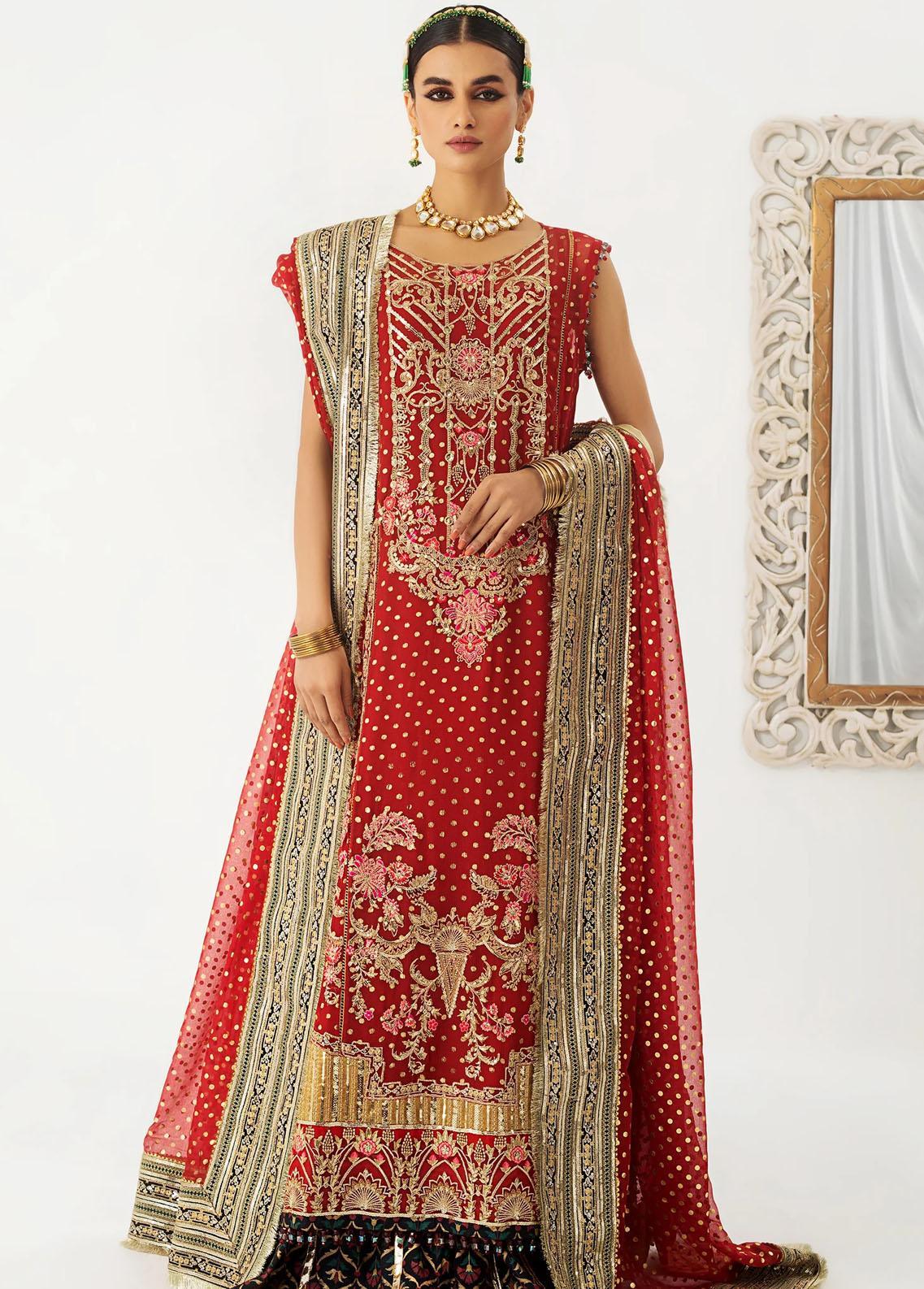 Raj Kumari By Mashq Embroidered Chiffon Suits Unstitched 3 Piece ...