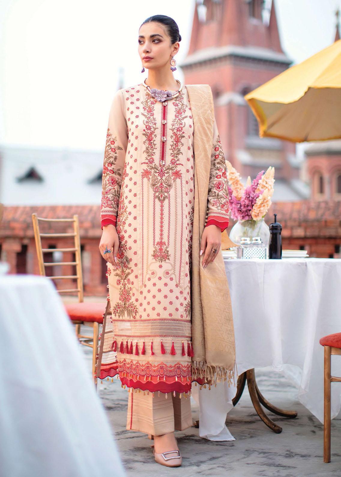 Rang Rasiya Embroidered Cotail Linen Suits Unstitched 3 Piece ...