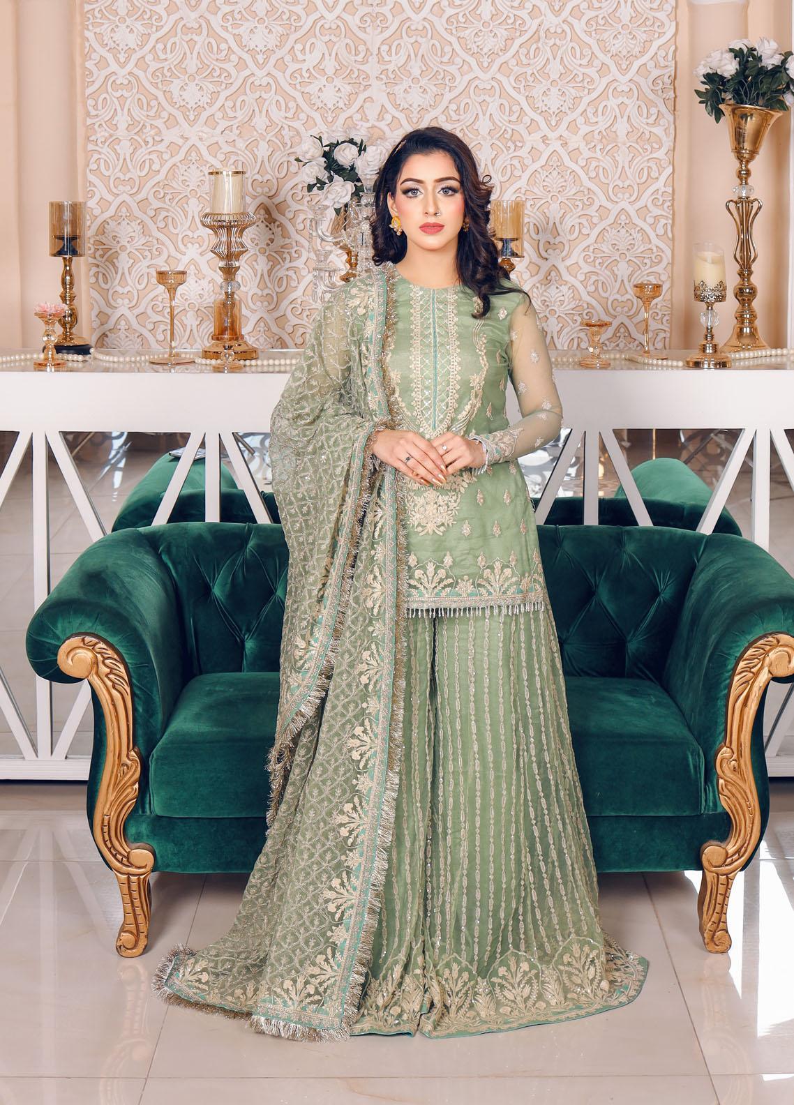 Raqs e Bismil by Lyla Embroidered Net Suits Unstitched 3 Piece LY23RBS ...