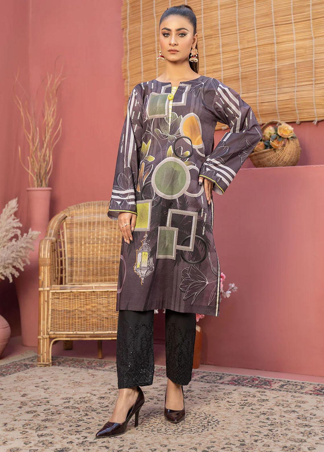 Safwa Printed Lawn Unstitched Kurties SW23DP SKD-264 - Summer Collection