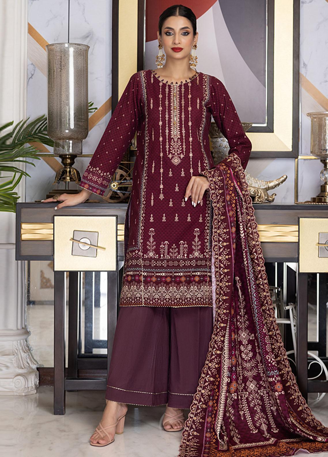 Salina By Regalia Textiles Embroidered Khaddar Suits Unstitched 3 Piece ...